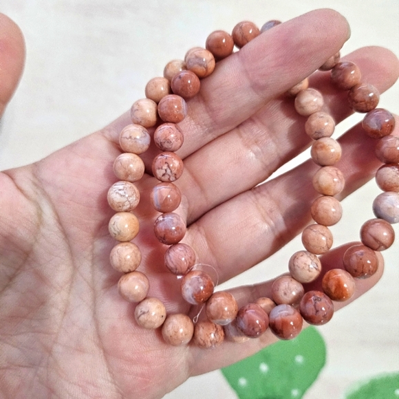 Jewelry | Rare Pink Agate Bracelet | Poshmark